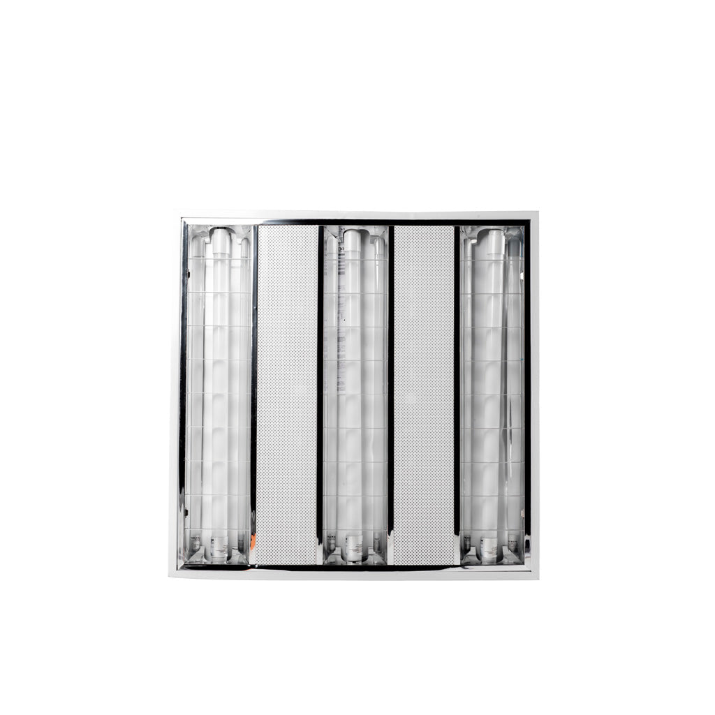Gabinete T8 3x10w LED 60.5x60.5cm luz fría 6500K 100-265V (base G13) d ...